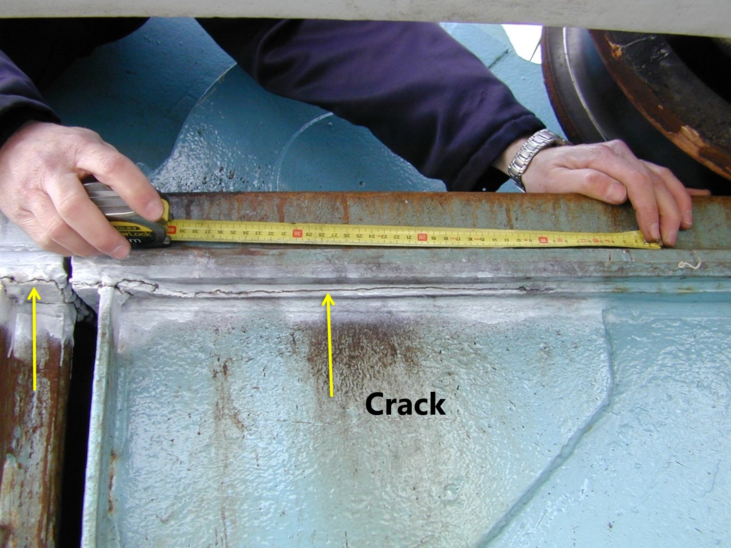 CRANES- BRIDGE AND GANTRY AND RUNWAY GIRDERS. WELD BETWEEN WEB, FLANGE ...